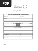 Missed Punch Form | PDF