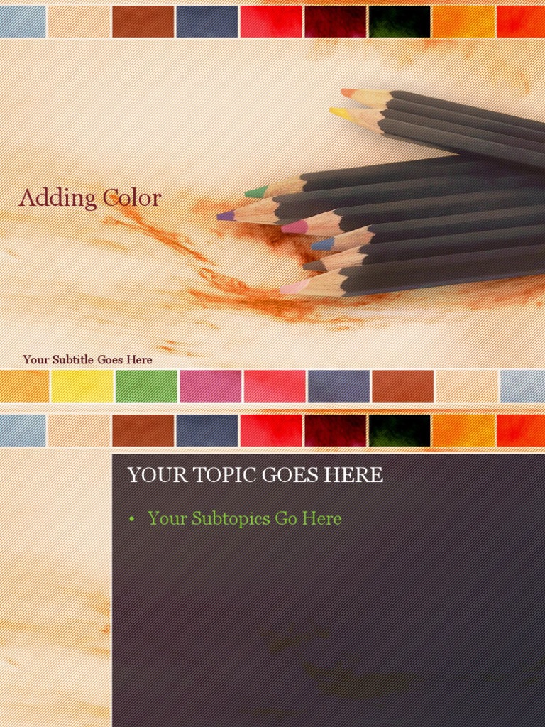 Adding Color: Your Subtitle Goes Here | PDF