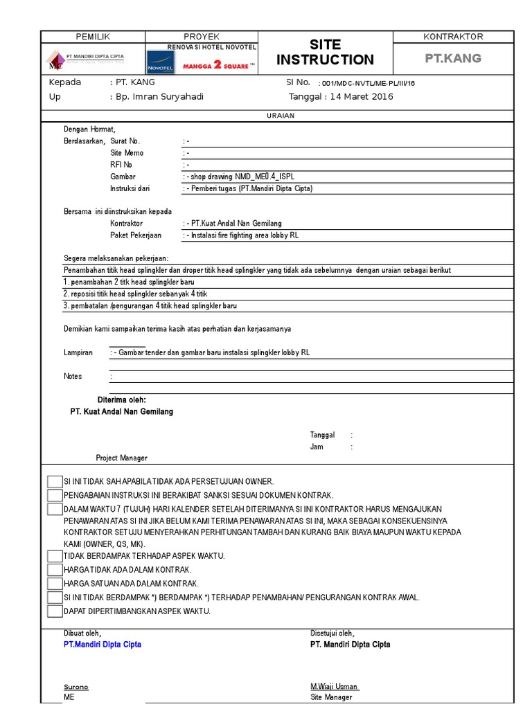 Form S.I. - Kang | PDF