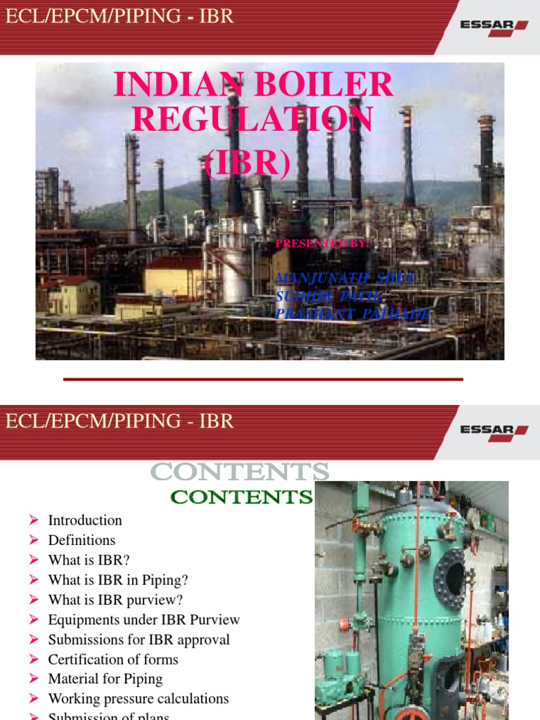 IBR | Download Free PDF | Pipe (Fluid Conveyance) | Boiler