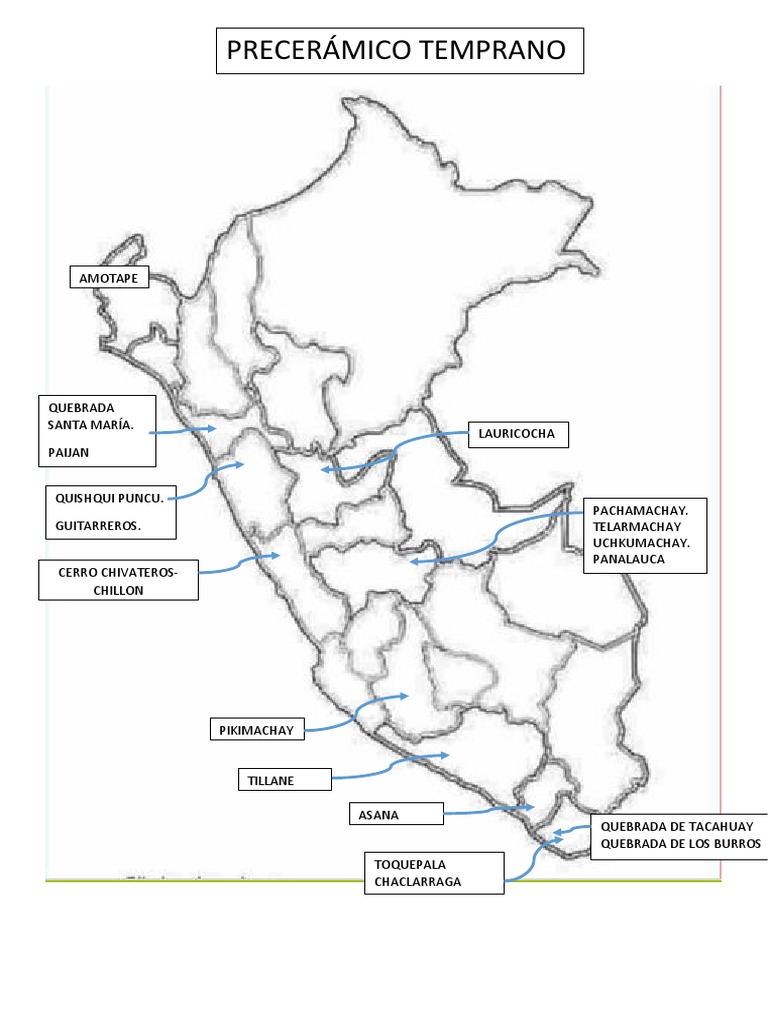 Línea de Tiempo Del Precerámico | PDF