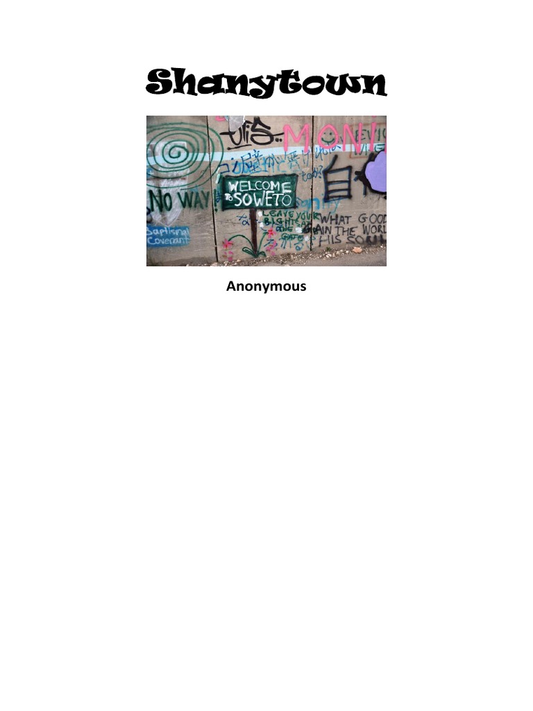 St02 Study of the Poem | Slum | Shanty Town