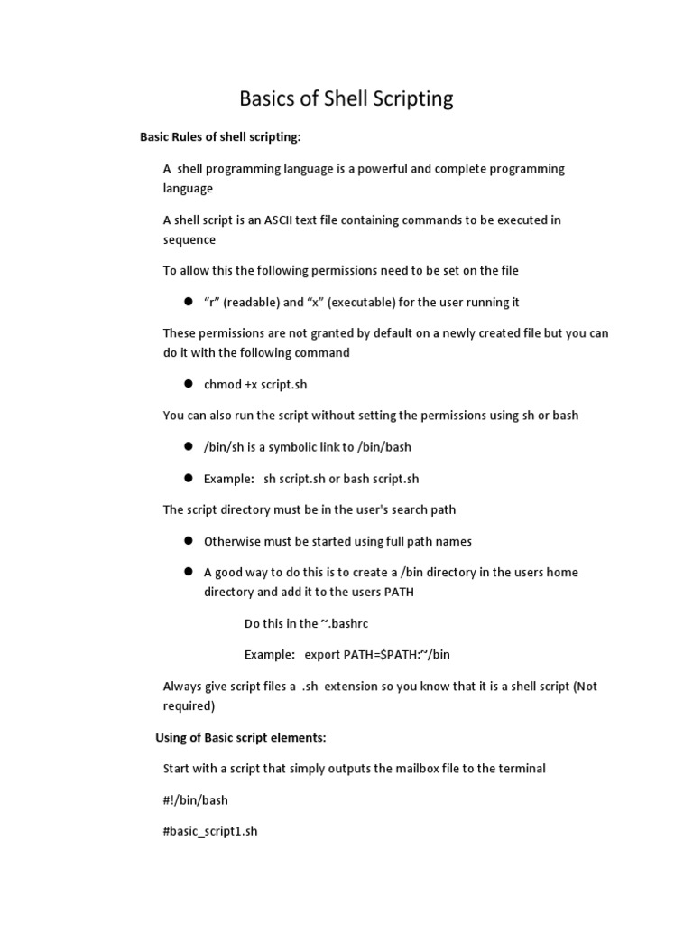 Basics Of Shell Scripting Pdf Regular Expression Command Line Interface