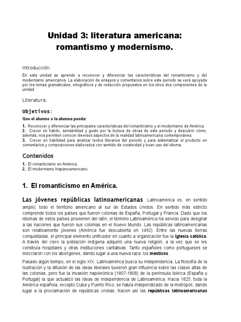 Modernismo En America Latina Literatura Y Sociedad En América Latina