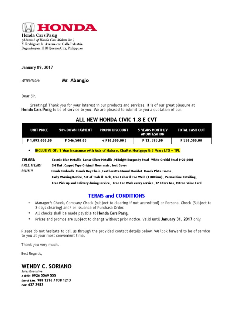 Honda Civic 1.8 e CVT | PDF