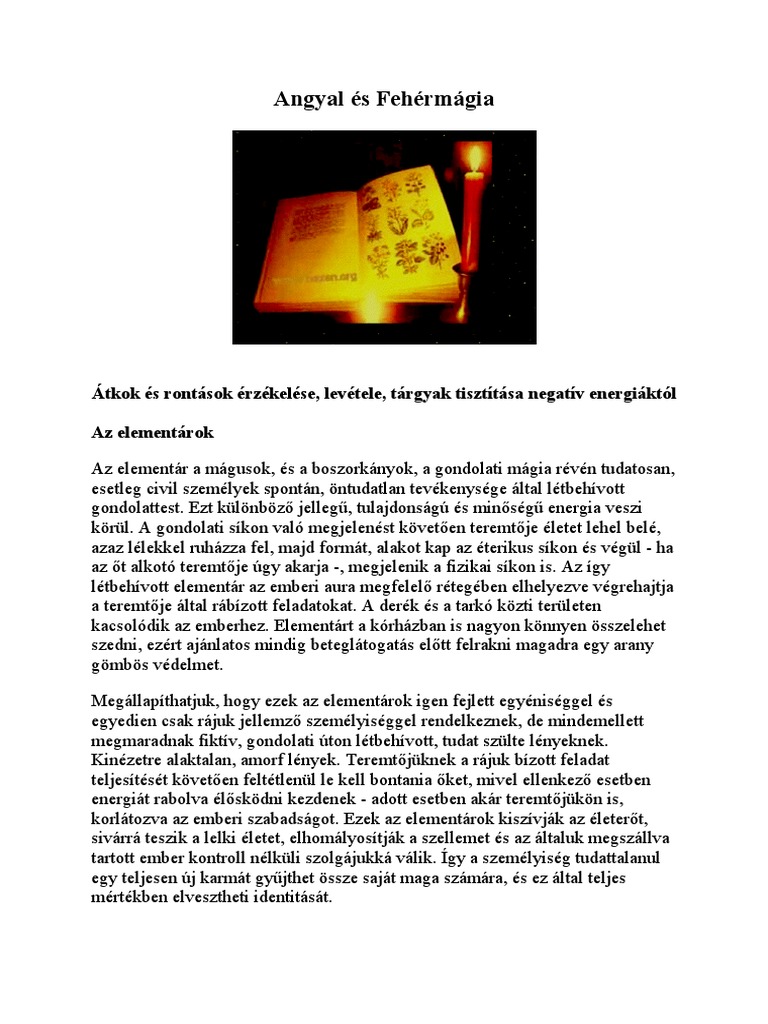Magia 8 Tananyag Kitarto Vagyok | PDF