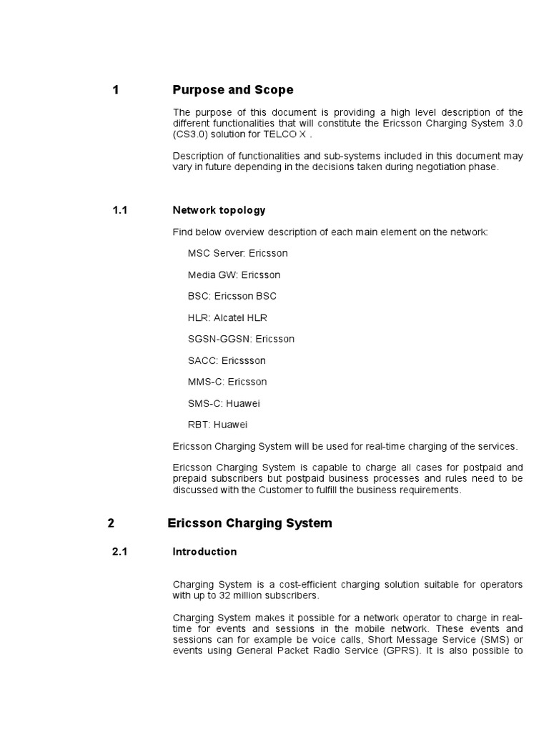Charging SYSTEM | PDF | Interactive Voice Response | Networks
