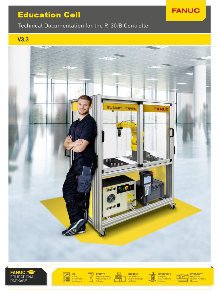 FANUC R-30iB Education Cell Guide | PDF | Menu (Computing) | Camera