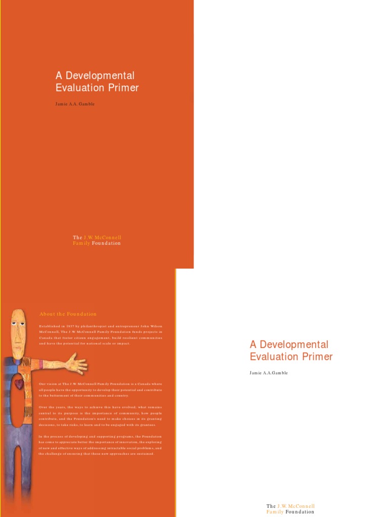 A Developmental Evaluation Primer - en | PDF | Evaluation | Innovation