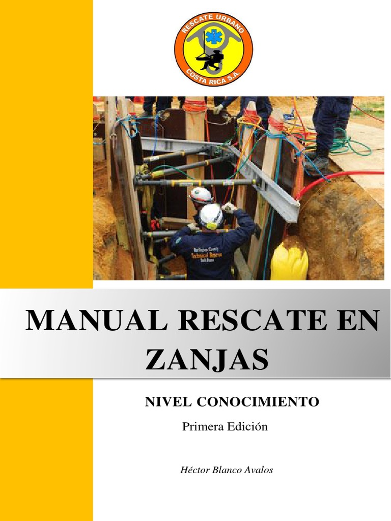 Manual Rescate en Zanjas | PDF | Suelo | Administración de Seguridad y ...