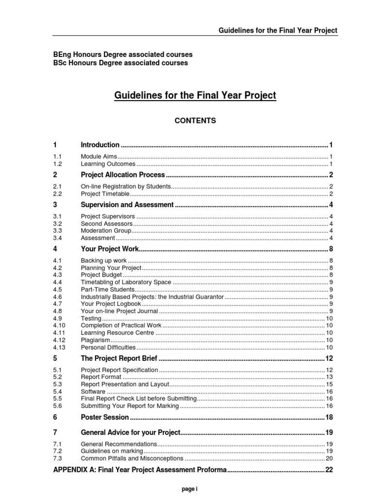 FYP Guide | PDF | Feasibility Study | Academic Degree