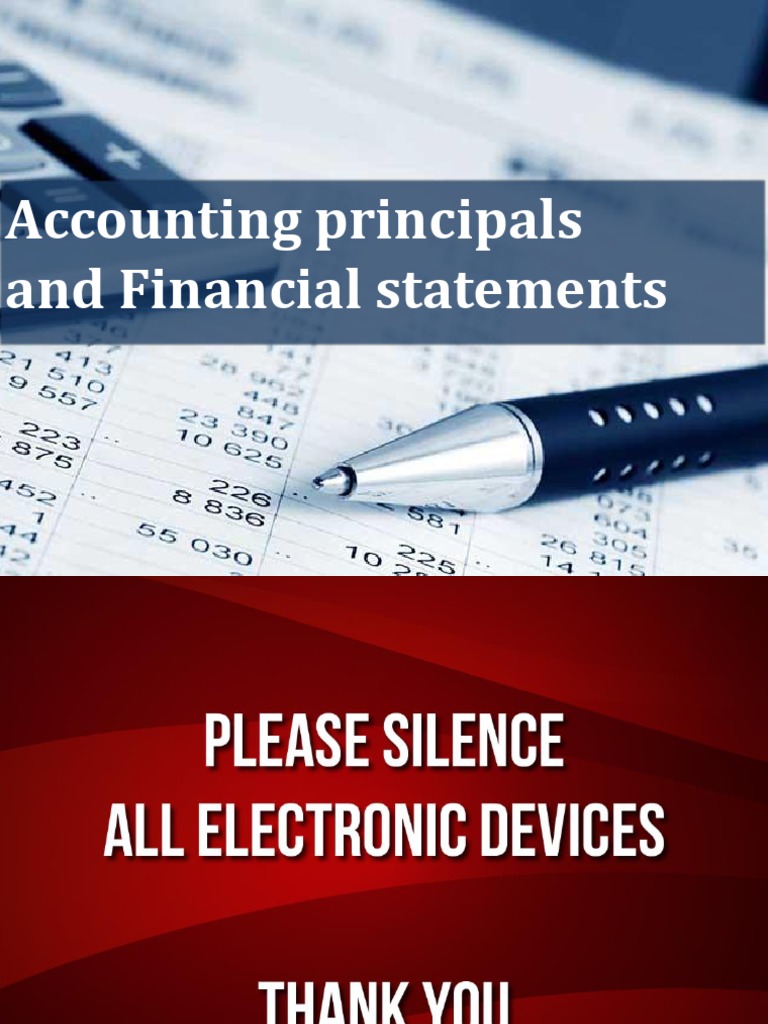 CFPM Lecture 3,4 - Accounting Principals & Financial Statements | PDF ...