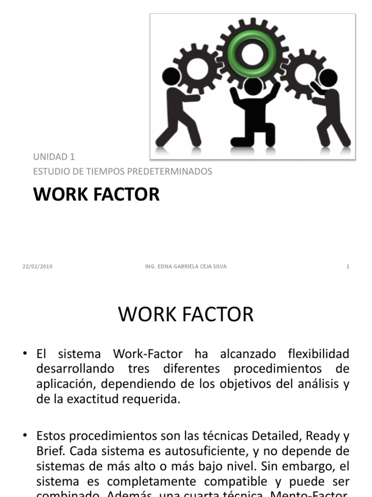 Work Factor | Herramientas