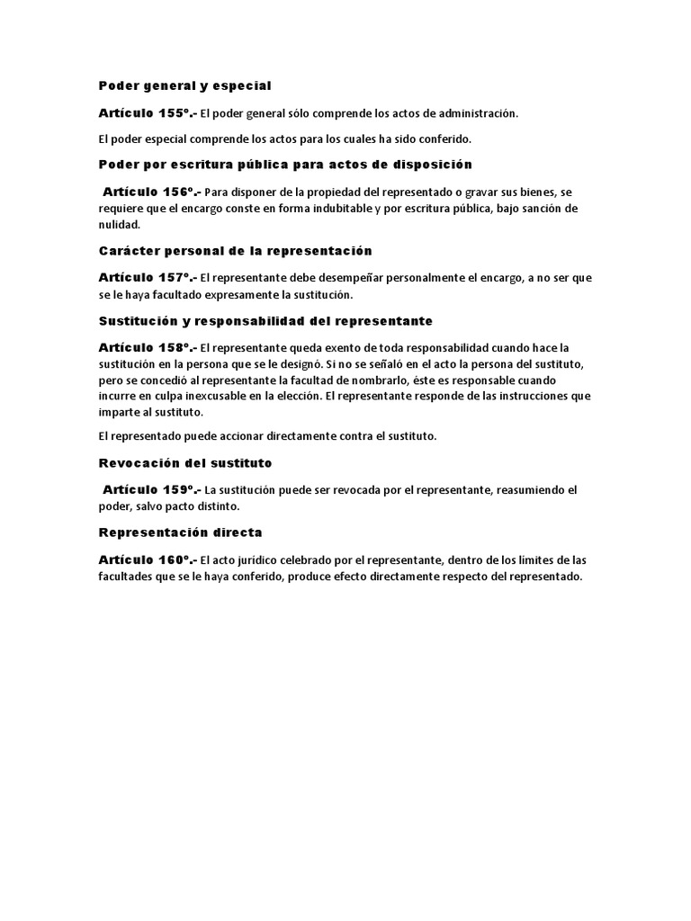 Poder General y Especial | PDF