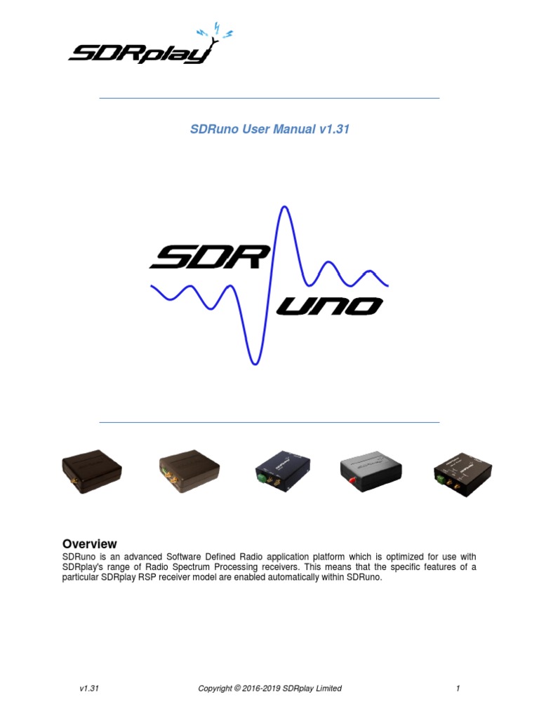 SDRplay SDRuno User Manual131 | Download Free PDF | Frequency ...