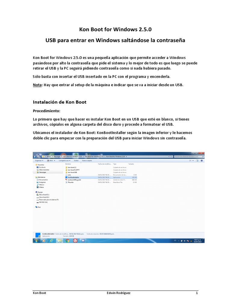 Kon Boot For Windows | PDF | Contraseña | Point and Click