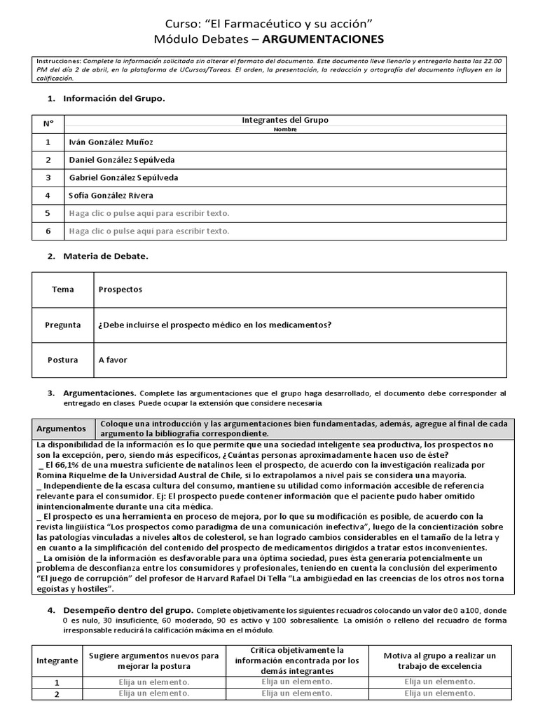 Prospecto Medicamento - Favor | PDF | Medicamentos con receta | Bienestar