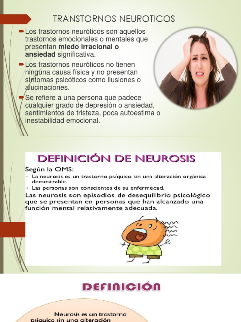 Transtornos Neuroticos | PDF | Ansiedad | Psicoterapia