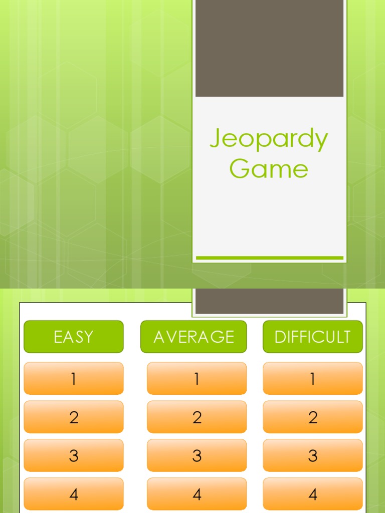 Jeopardy Game | Download Free PDF | Mantle (Geology) | Structure Of The ...
