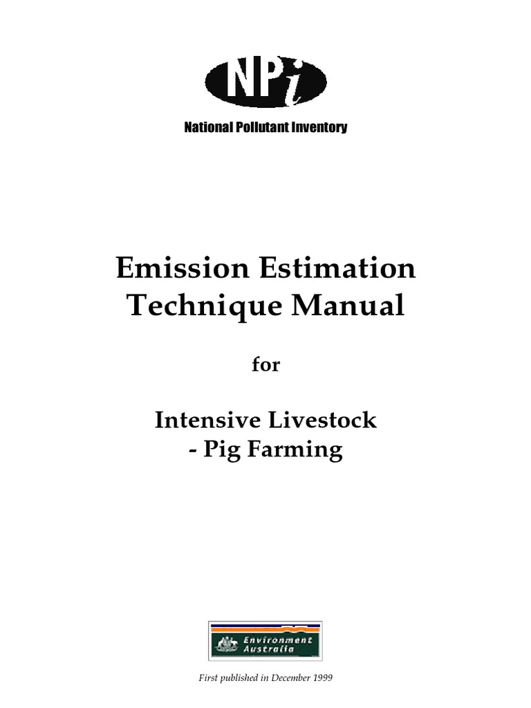 Estimation of Emission From Piggery Farms | PDF | Biogas | Natural Gas