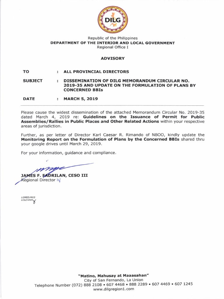 MC No. 2019-35 PDF | Download Free PDF | Police | First Amendment To ...