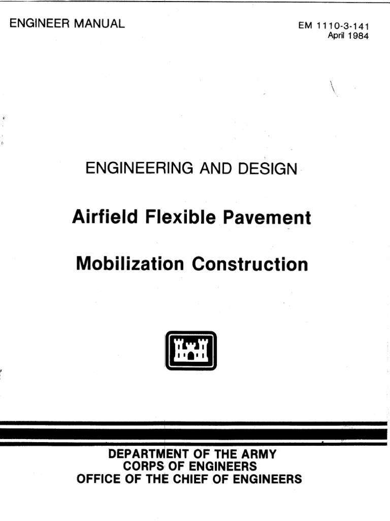 Airfield Flexible Pavement - Mobilization Construction - Engineering ...