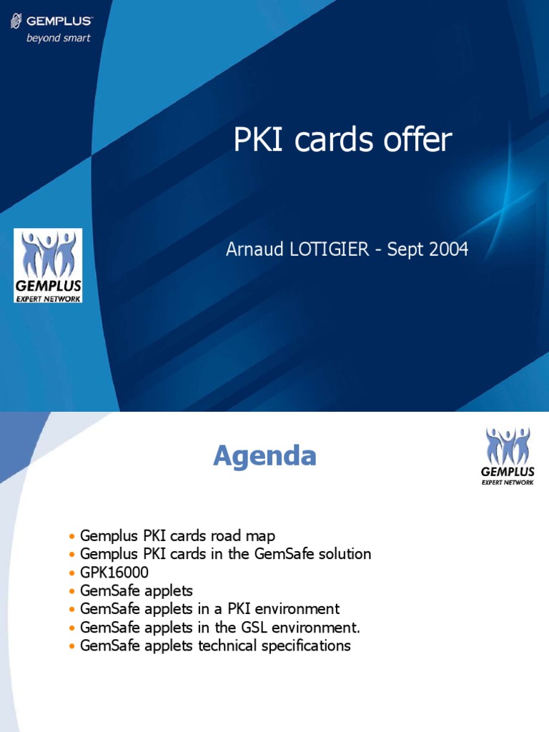 Pki Card Offer Alotigier | PDF | Public Key Cryptography | Smart Card