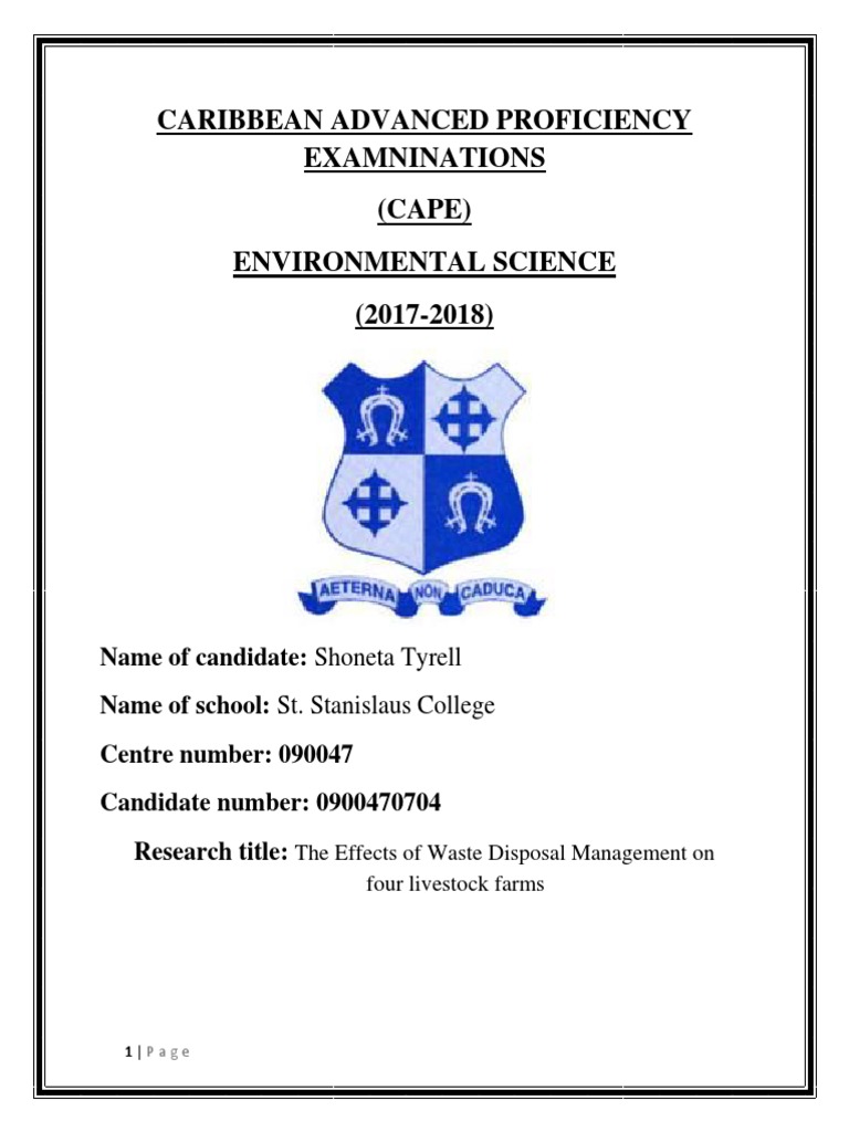 Environmental Science IA Final Corrections | PDF | Ph | Water