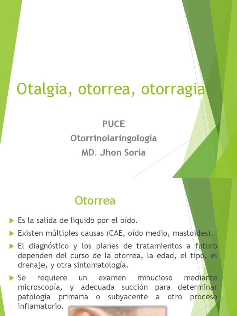 Otalgia, otorrea, otorragia | Tuberculosis | Meningitis