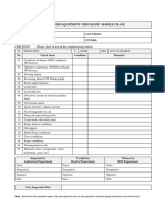 Form Air Compressor Pre Start Inspection Check List | PDF
