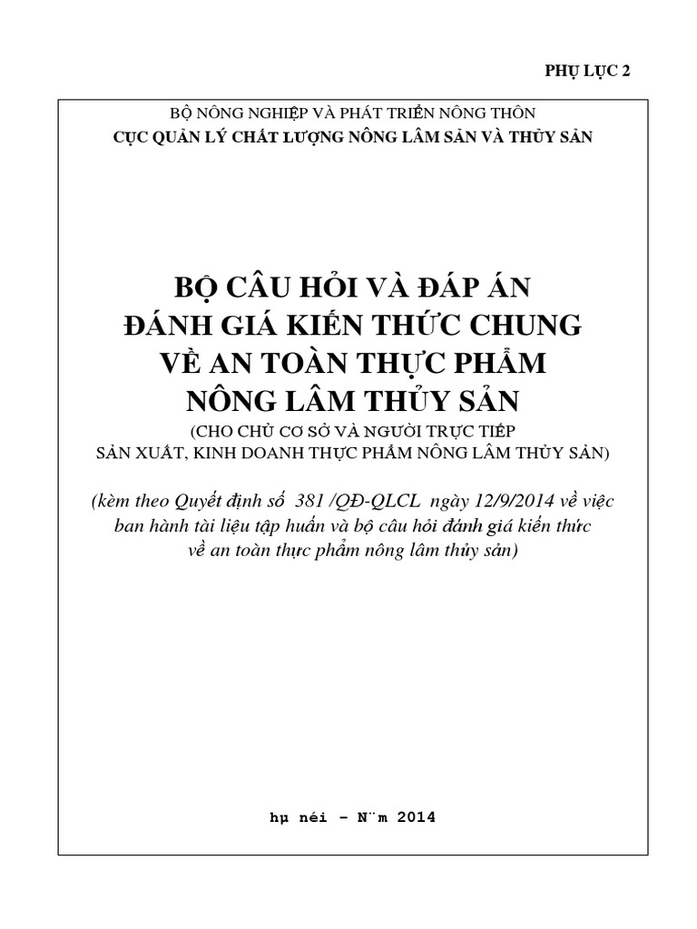 Bo 40 Cau Hoi Danh Gia Chung Attp | PDF