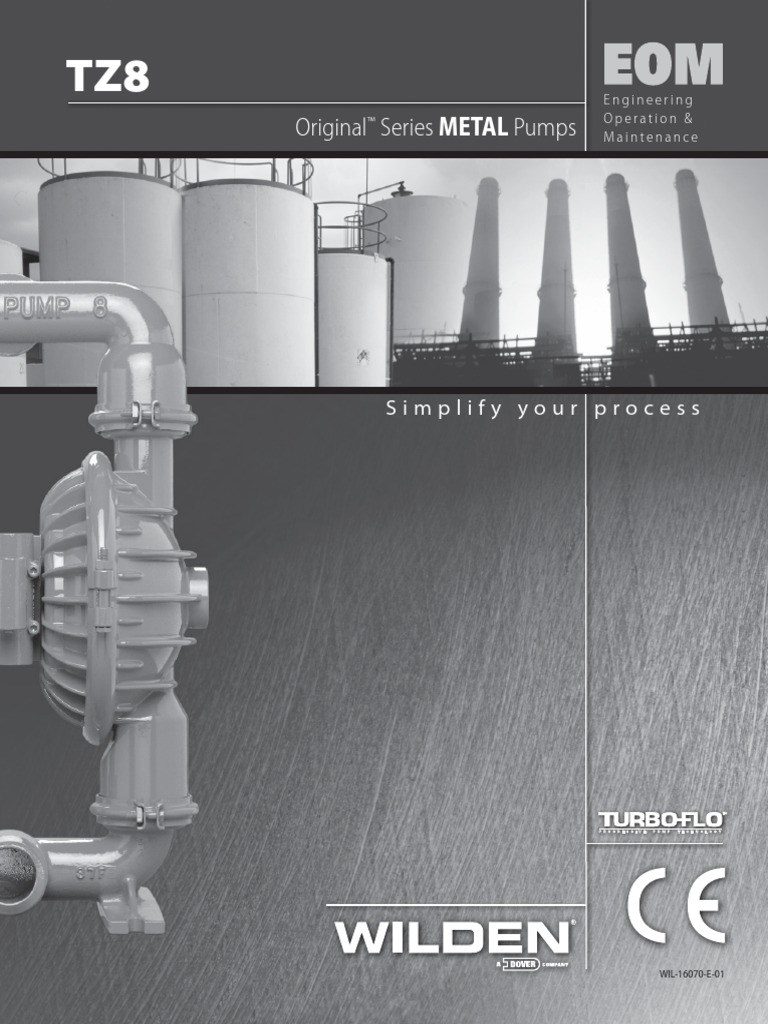Wilden Pump TZ8 EOM | PDF | Pump | Valve