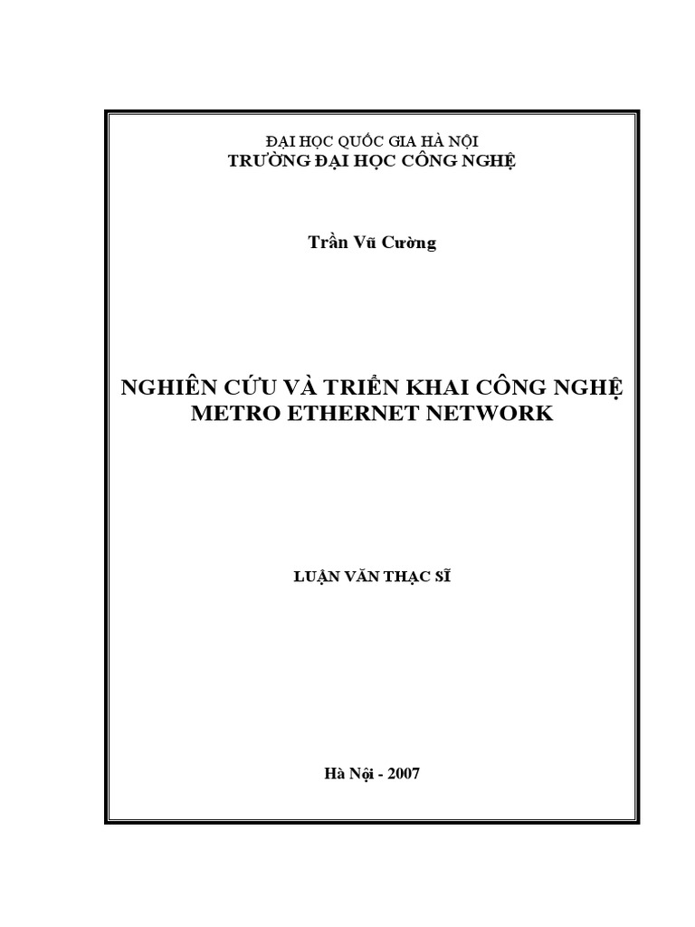 Metro Ethernet WAN | PDF