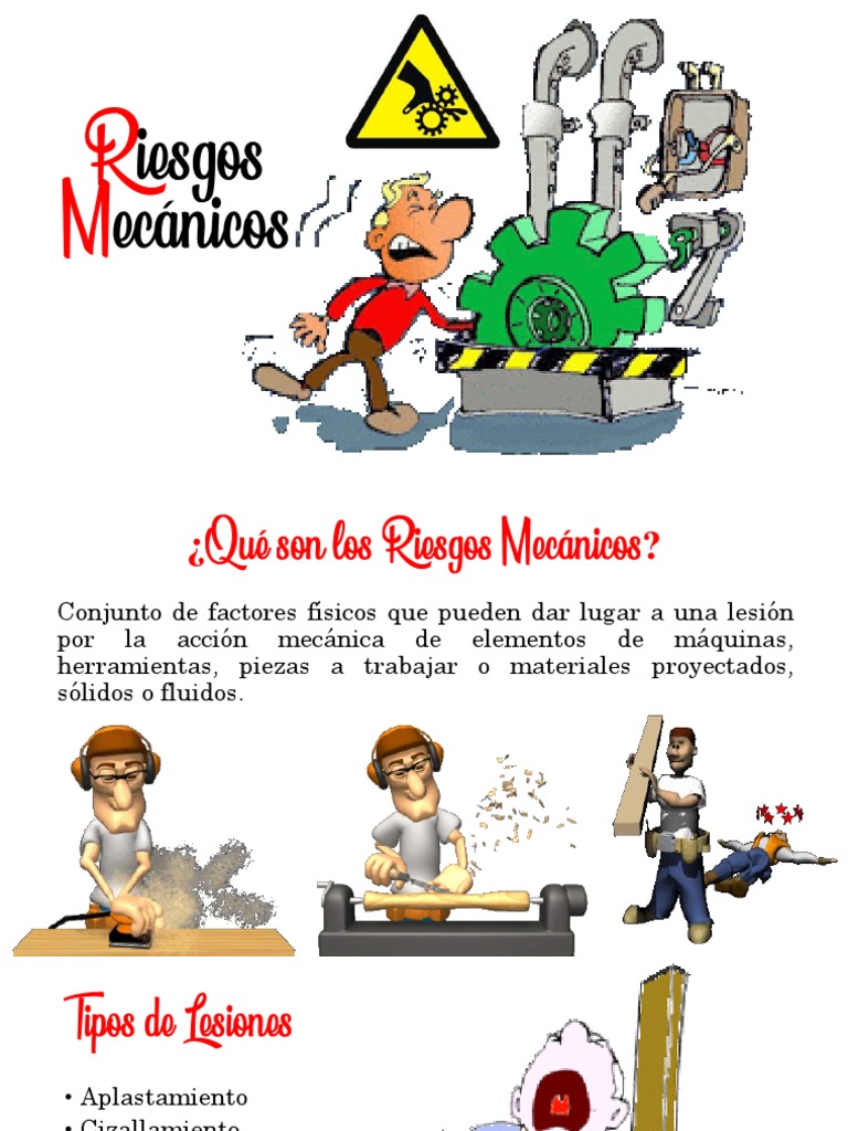 Peligros Mecanicos En El Lugar De Trabajo
