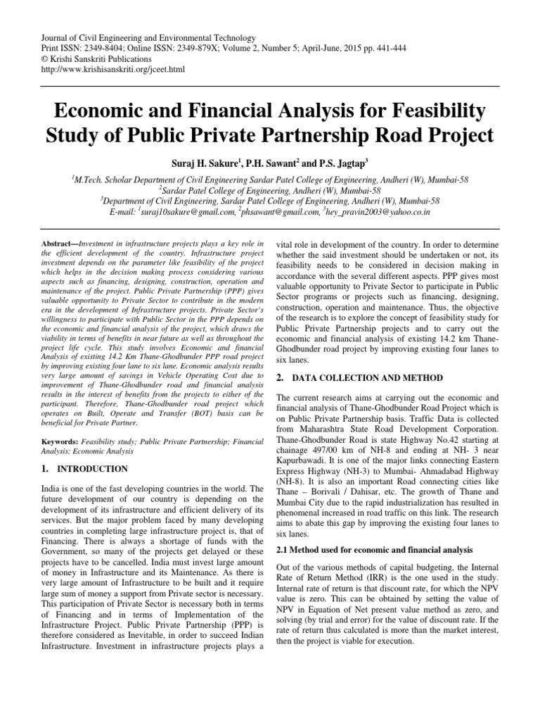 Final Traffic Assessment Report | PDF | Internal Rate Of Return | Net ...