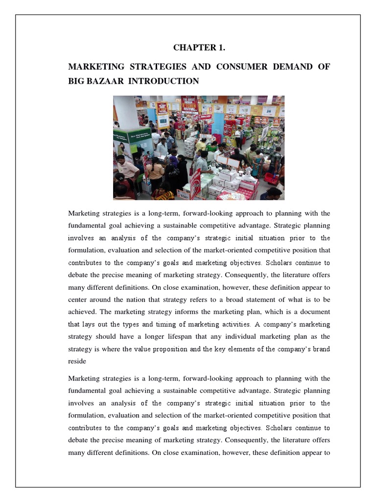 Black Book Project | PDF | Marketing Strategy | Strategic Management