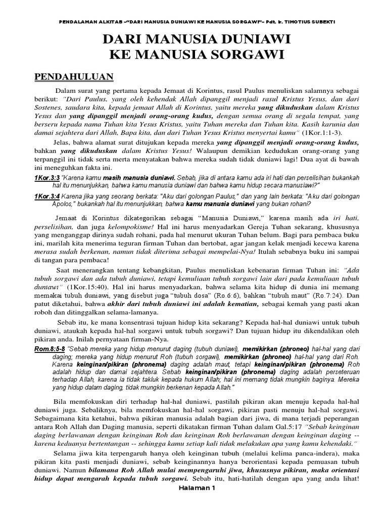 Pendalaman Alkitab Pdf