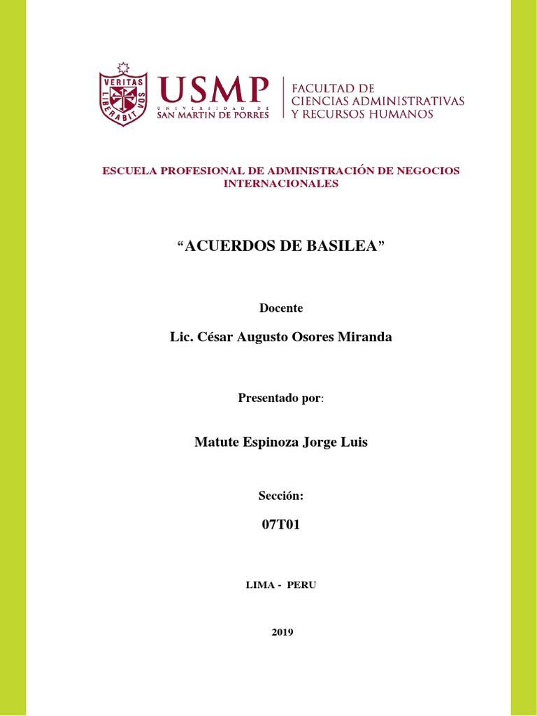 Acuerdos de Basilea: Evolución y Pilares | PDF | Basilea Ii | Basilea Iii
