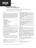 ASTM C612 Standard for Mineral Fiber Insulation | PDF | Thermal ...