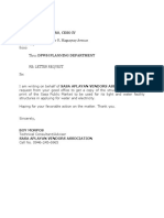 Request Letter For Seedlings | PDF