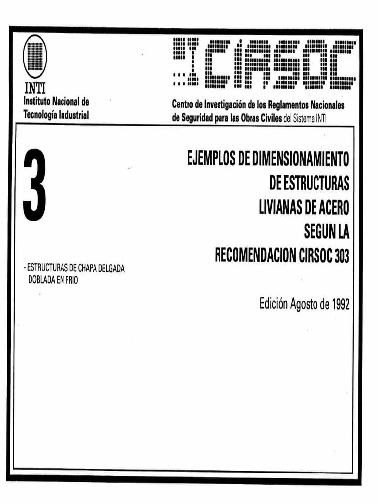 Dimensionamiento Estructuras Livianas Acero 1 | PDF