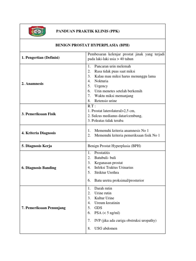 PPK BPH | PDF | Pengembangan Diri | Kesehatan Holistik