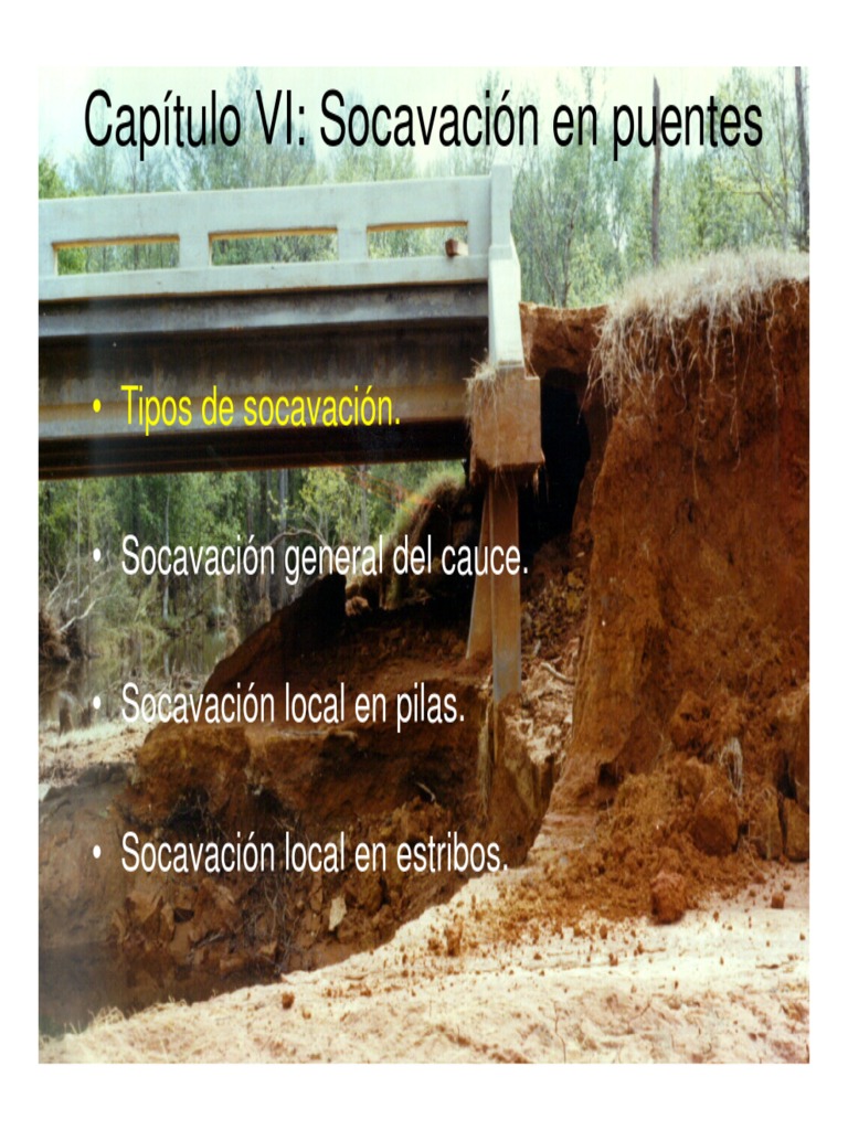 Socavacion | PDF | Ciencias de la Tierra | Naturaleza