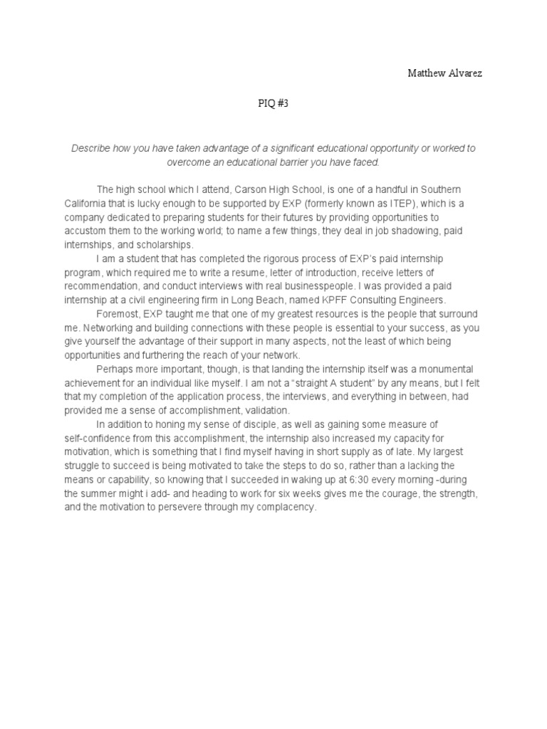 Piq 1 | PDF