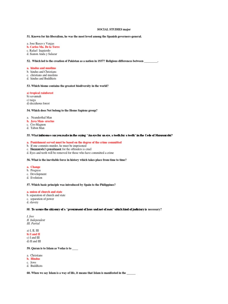 Social Studies Exam: Key Historical Concepts | PDF | Jihad | Mesopotamia