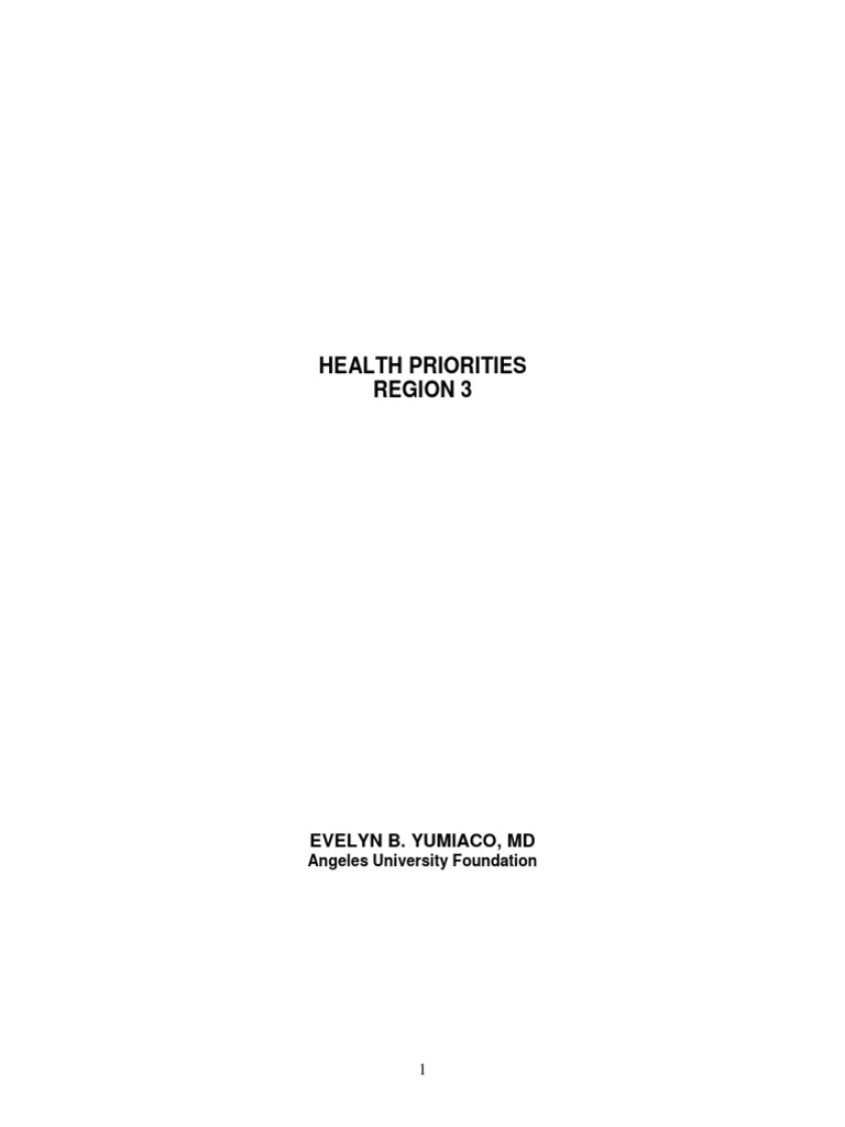 Nuhra Region3 Agenda | PDF | Pneumonia | Health Sciences