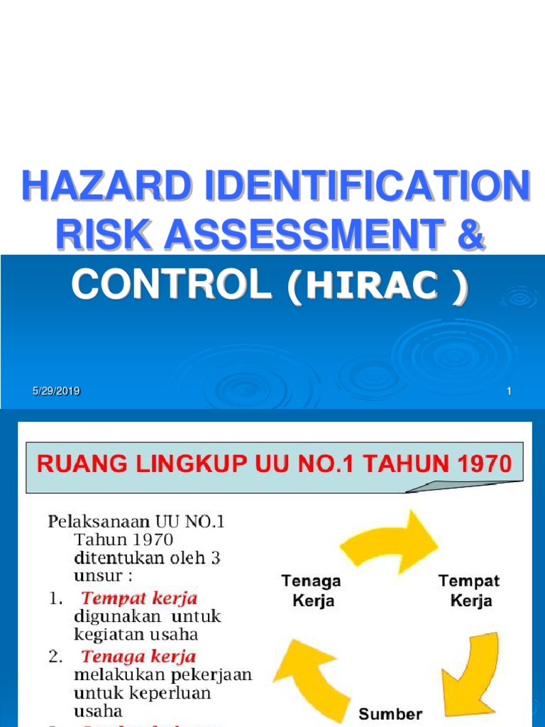 Prinsip Dasar k3 & Hira | PDF