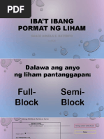 Mga Uri NG Liham | PDF