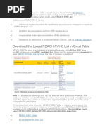 EU REACH SVHC - Declaration Template - English | PDF | Finance & Money Management