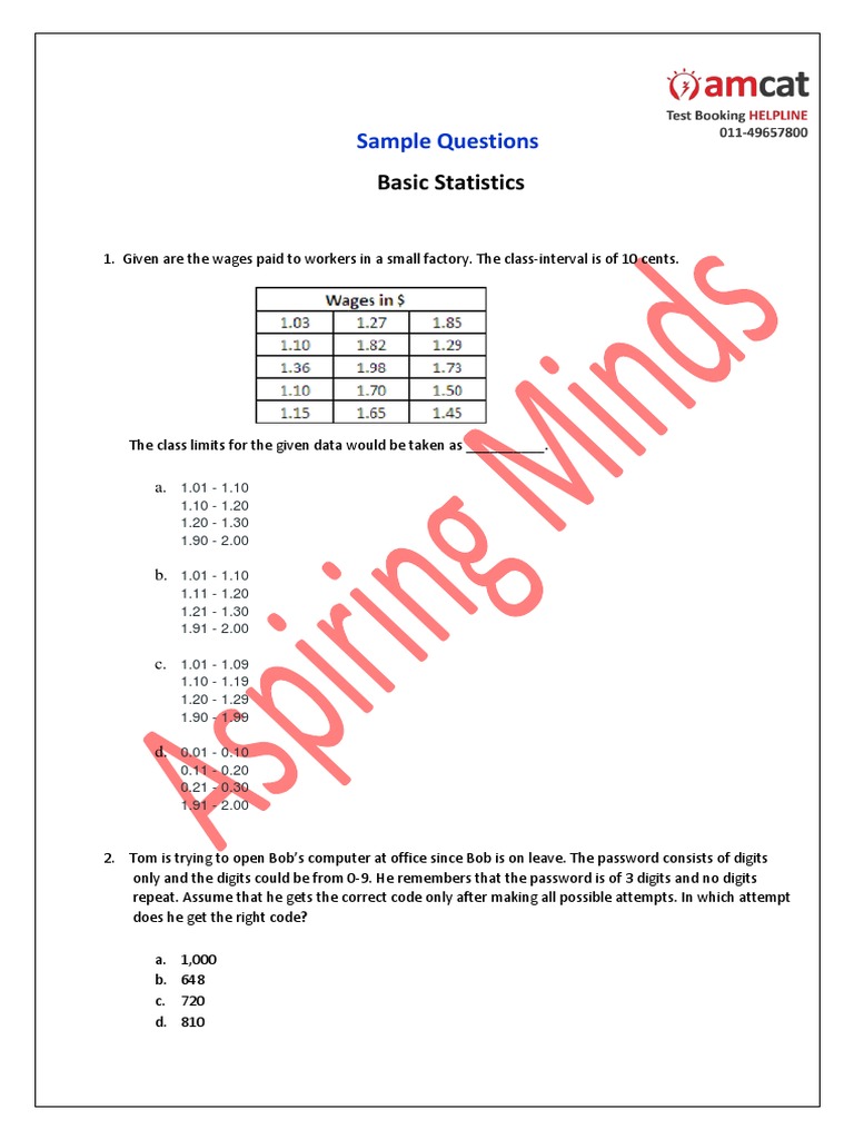 Basic Statistics PDF | PDF | Median | Mean